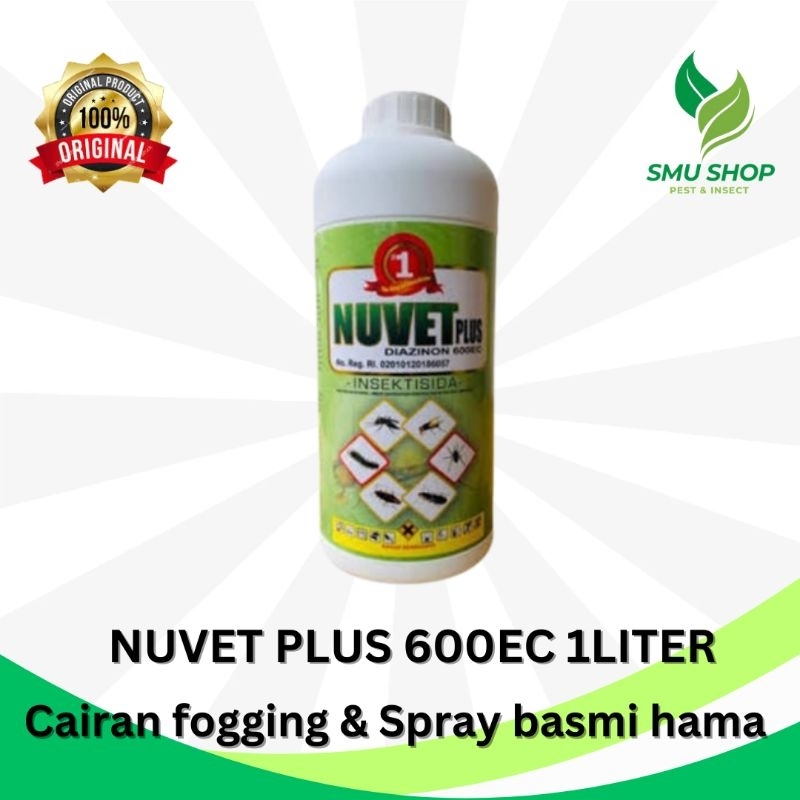 Jual NUVET PLUS 600 EC FOGGING PEMBASMI HAMA KUTU GUDANG RACUN ...