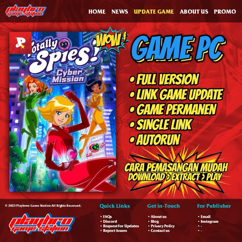 Jual Totally Spies Cyber Mission - Game PC/Laptop (Download to Play Bro ...