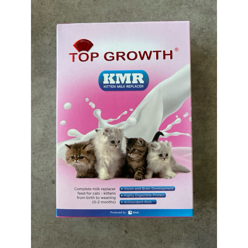 Jual susu kucing top growth 250 g (5x50g) 1 box | Shopee Indonesia