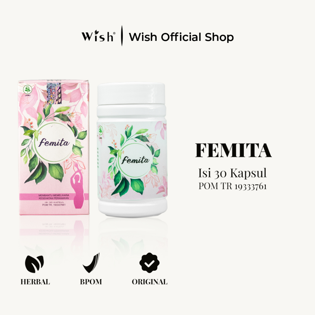 Jual Femita Wish Boyke - Herbal Kesuburan Kandungan dan Promil Wanita - 30kps | Shopee Indonesia