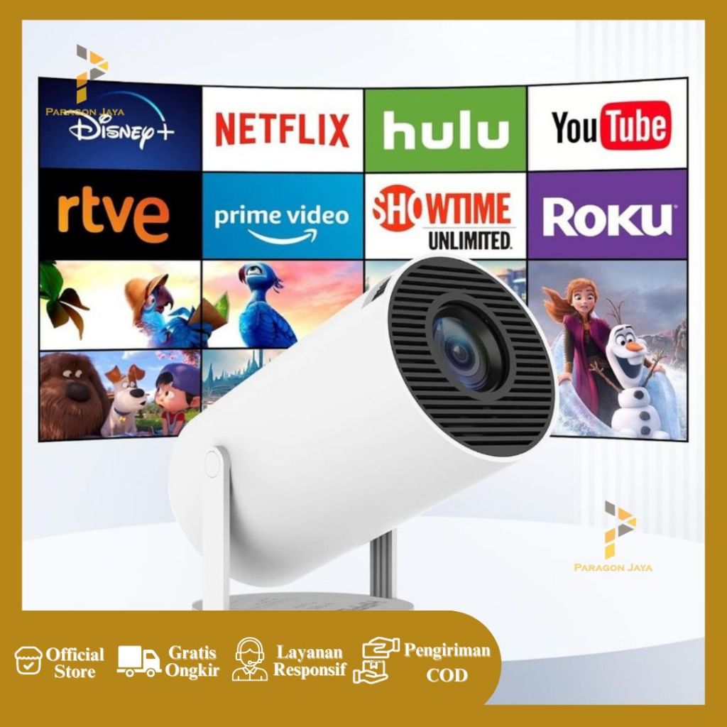 Jual Projector HY300 Infocus LED Proyektor Android 11 4K Wifi6 Dualband ...
