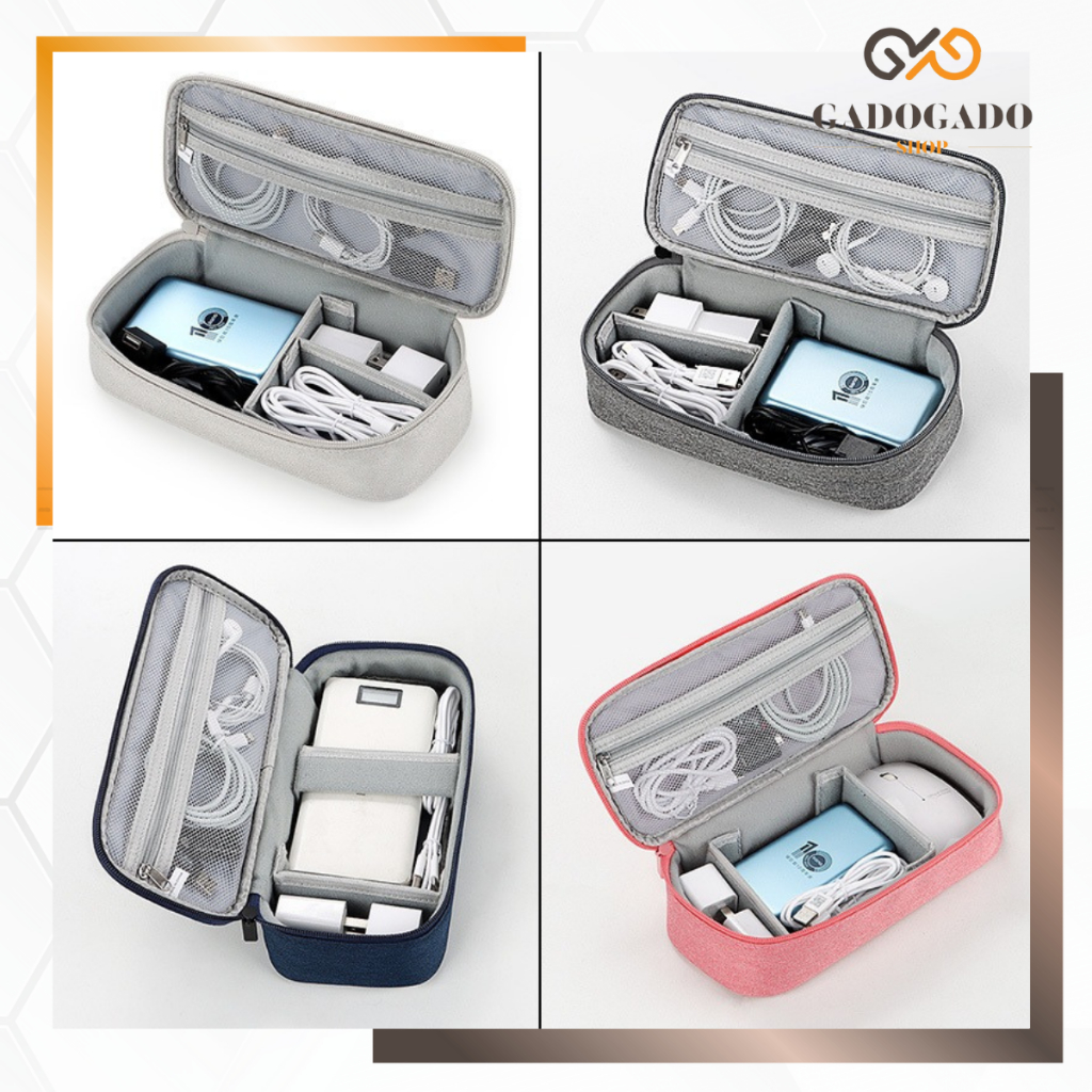 Jual GGS TAS POWER BANK/ TAS HANDPHONE / TRAVEL ORGANIZER / TRAVEL BAG ...
