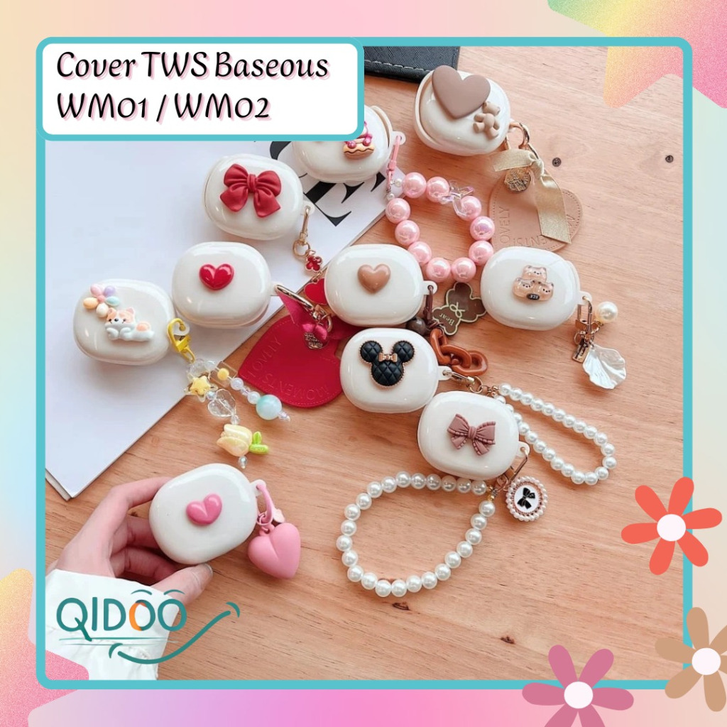 Jual Casing Earphone For Baseus WM01/WM02 Pelindung Airpods freebuds ...