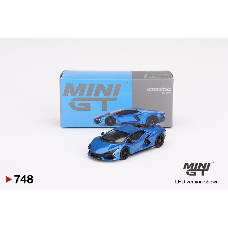 Jual MINI GT MINI GT 748 Lamborghini Revuelto Blu Eleos | Shopee Indonesia