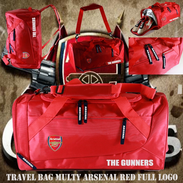Jual TRAVEL BAG ARSENAL - TAS BOLA ARSENAL - TAS GYM ARSENAL - DUFFEL ...
