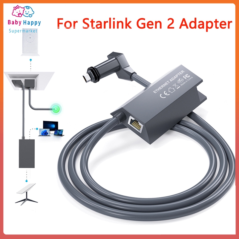 Jual ZC Starlink V2/Gen 2 STARLINK ETHERNET ADAPTOR / LAN / RJ45 ...