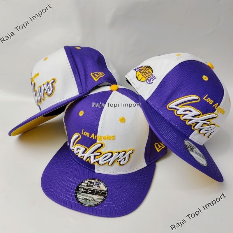 Jual KOLEKSI TOPI LAKERS IMPORT - TOPI SNAPBACK LOS ANGELES LAKERS NBA ...