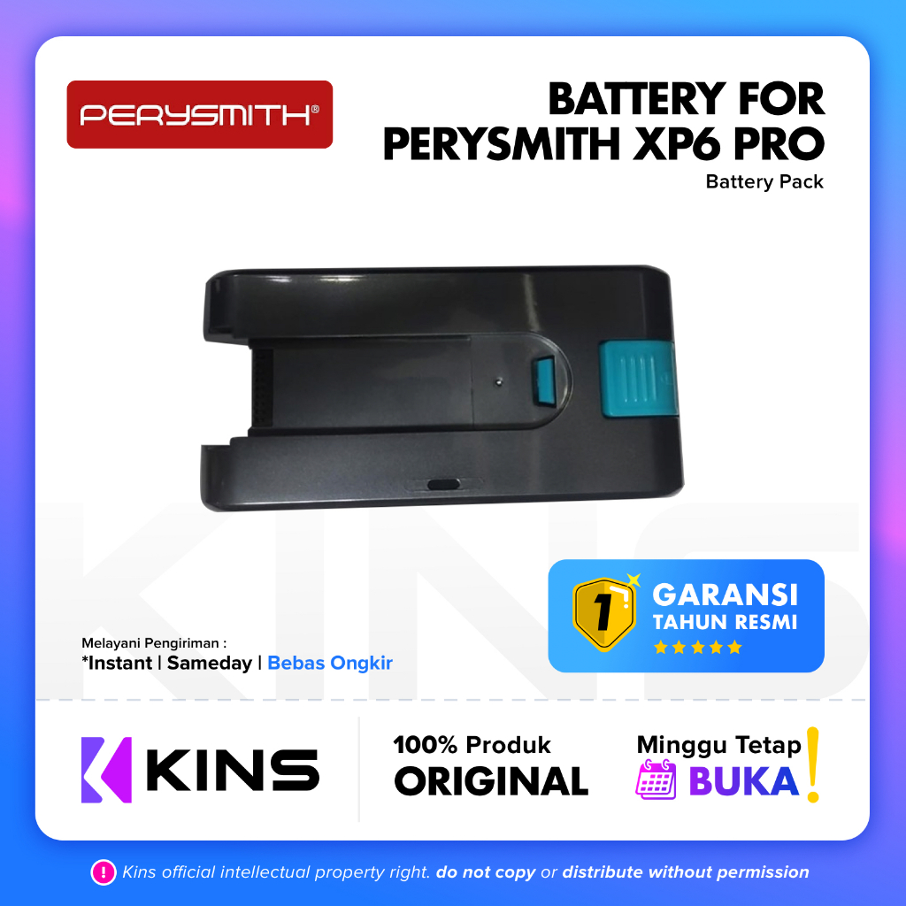 Jual Perysmith XP6 Pro Battery / Vacuum Cleaner Battery Pack For ...