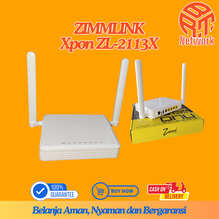 Jual ZIMMLINK XPON ONU ZL-2113X EPON & GPON | Shopee Indonesia