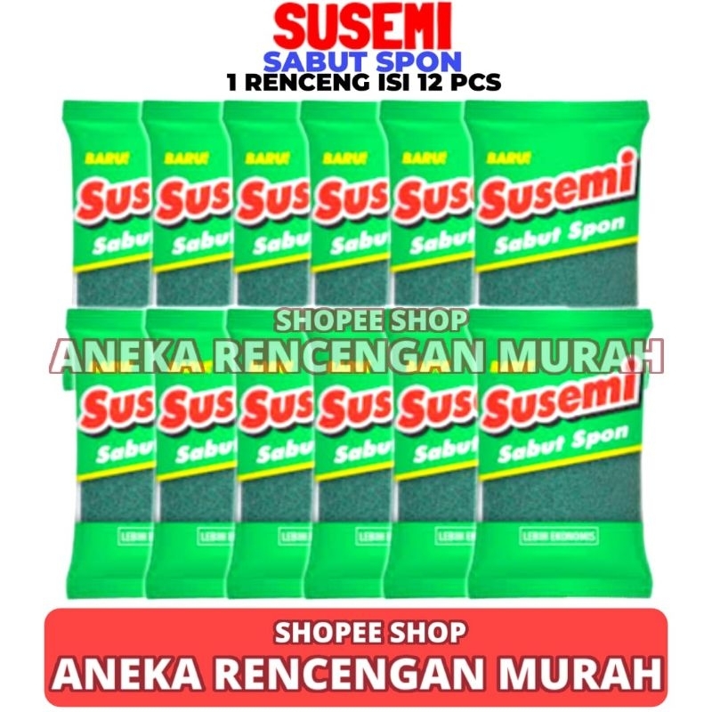 Jual Sabut Spon Susemi Renceng 12 Sachet | Shopee Indonesia