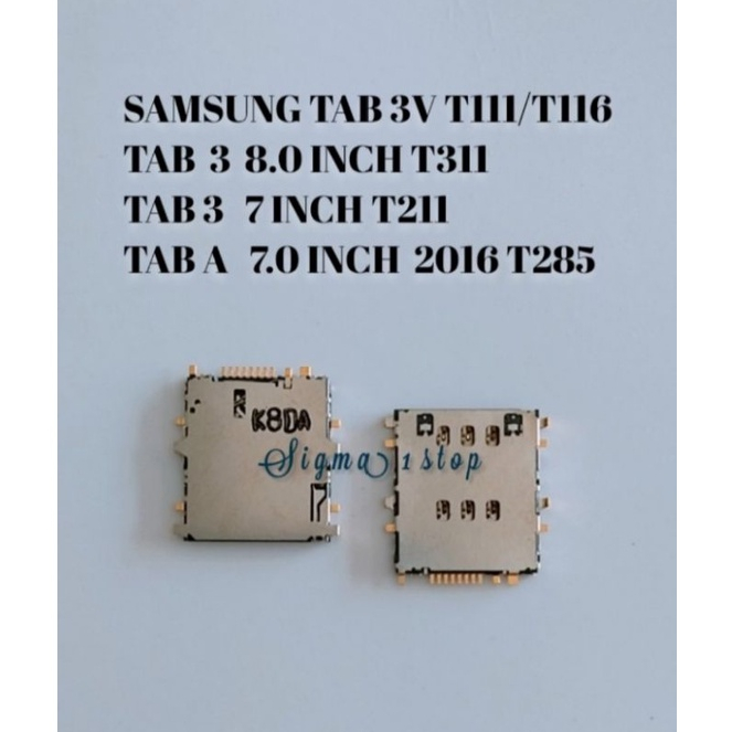 Jual SAMSUNG TAB 3 T111 CONNECTOR SIM KONEKTOR SIM TAB V T116 T211 T285 ...