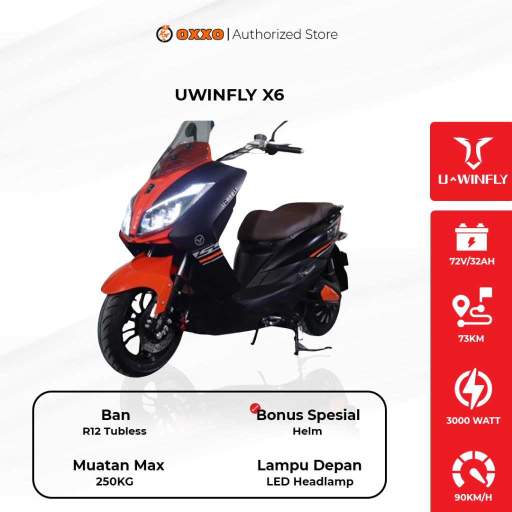 Jual Motor Listrik U WINFLY X6 72/32Ah E-MOTOR U WINFLY - OTR, Garansi ...