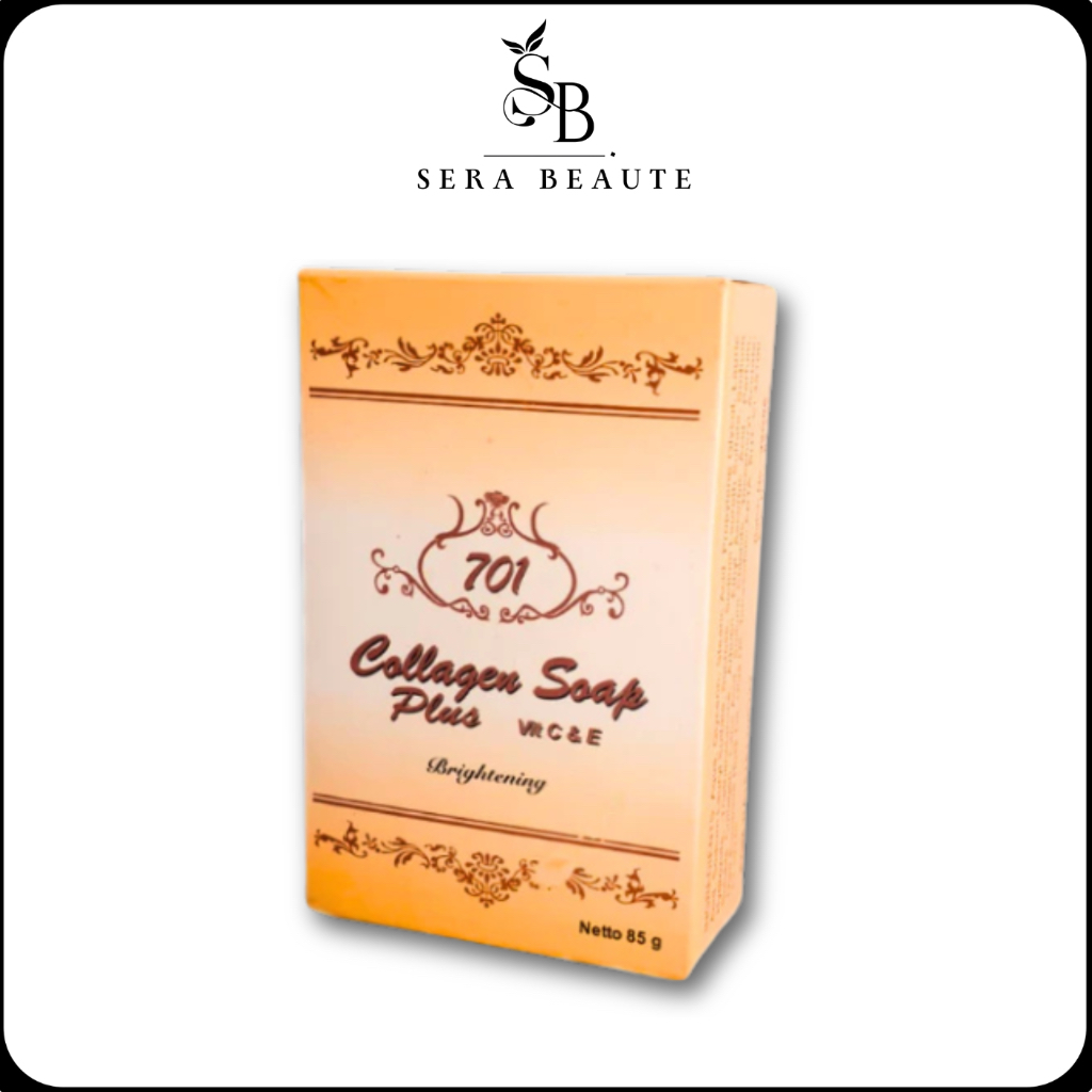 Jual 701 Collagen Soap Plus Vit C & E Brightening (12 pcs) | Shopee ...