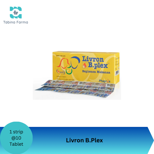 Jual Livron B Plex 1 Strip 10 tablet salut gula - meningkatkan zat besi ...