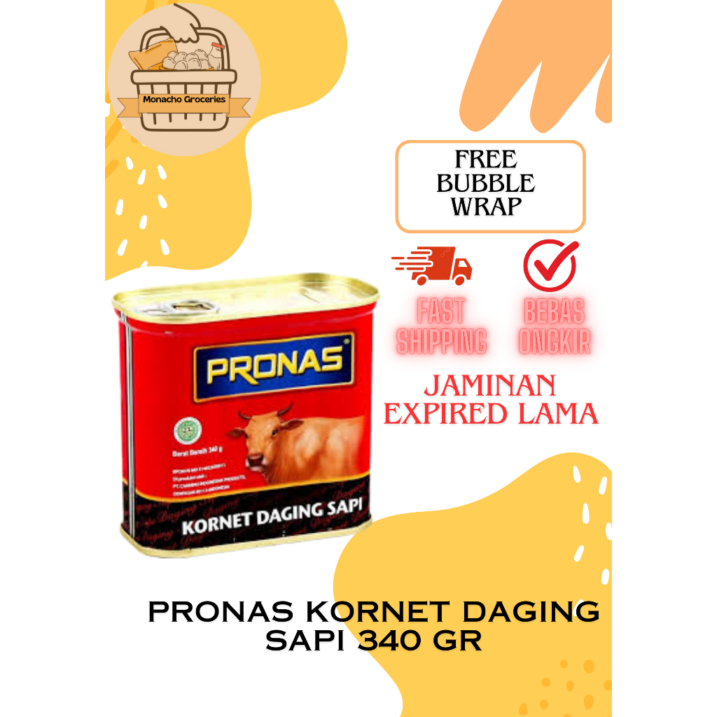 Jual Pronas Kornet Sapi 340 Gram | Shopee Indonesia