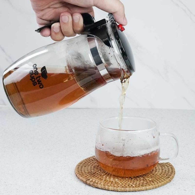 Jual One Two Cups Teko Kaca Teh Rempah Teh Rimpang - Pitcher dengan ...