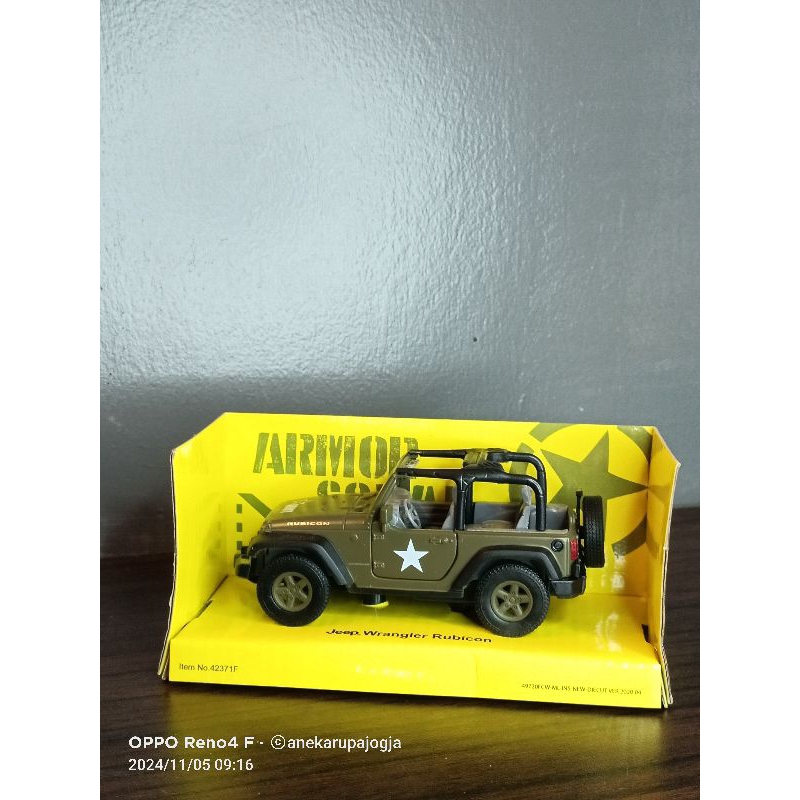 Jual die cast Welly Jeep Wrangler Rubicon | Shopee Indonesia