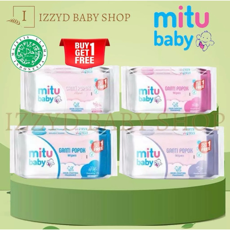 Jual Mitu Tisu Basah Mitu Buy 1 GET 1!!! BABY WIPES GANTI POPOK 50’S ...