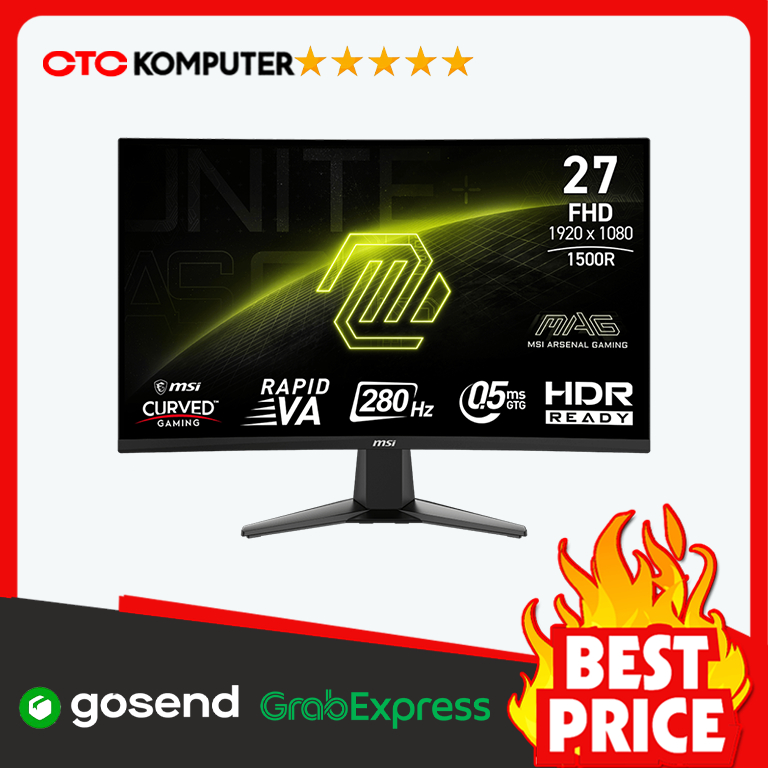 Jual Monitor MSI LED Gaming MAG 276CXF - Curved Full HD 280Hz 27" Inch | Shopee Indonesia