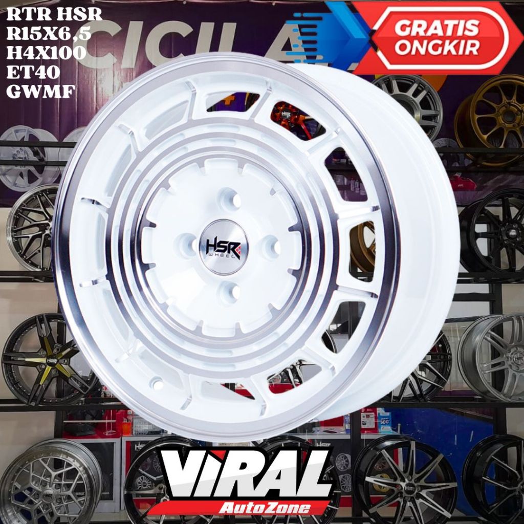Jual Velg Mobil Ring 15 HSR RTR R15 COCOK UNTUK MARCH , SPRESSO , AERIO , MOBILIO | Shopee Indonesia
