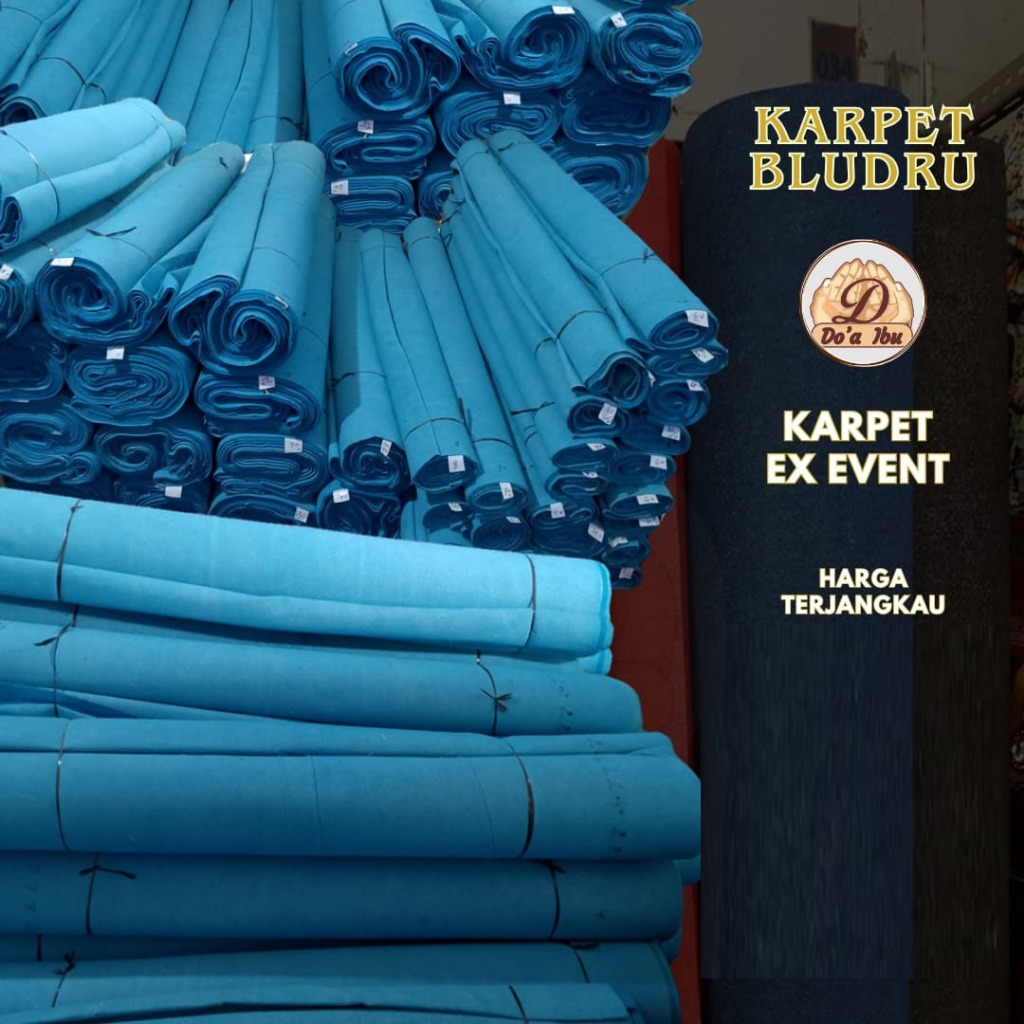 Jual Karpet Meteran Exclusive, Bludru Ex Event, Warna Polos Per Meter, Lebar 2M ( BUANA ...