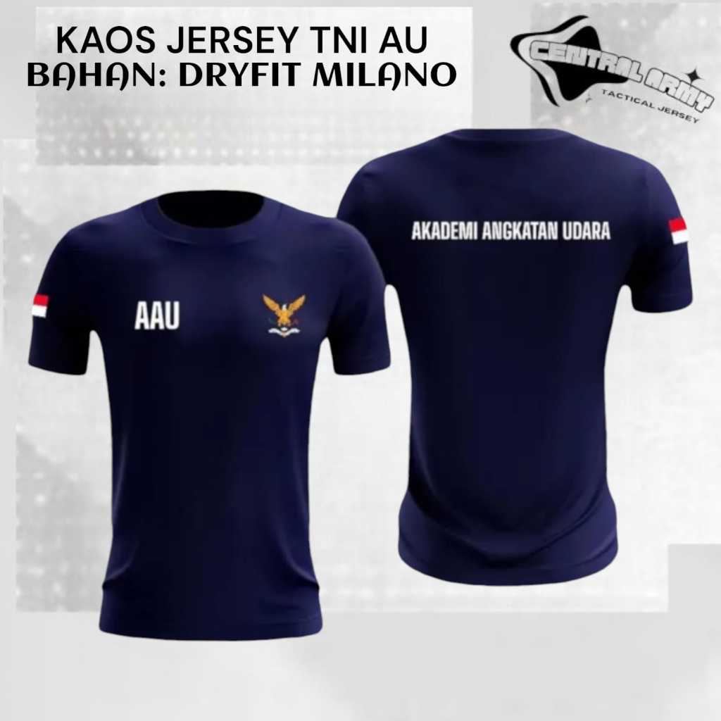 Jual KAOS JERSEY AAU NEW 2024 /KAOS OLAHRAGA AKADEMI ANGKATAN UDARA /KAOS DALEMAN AKADEMI BAHAN ...