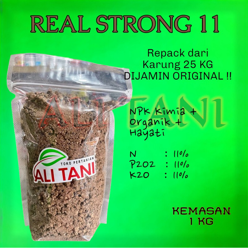 Jual Pupuk Pembenah Tanah RS (Real Strong) 11 Kemasan R3p4ck 1 Kg ...