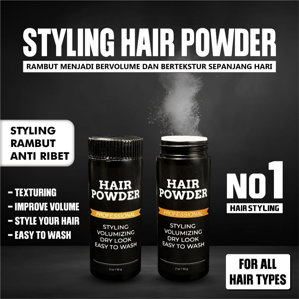 Jual Hair Styling Powder Bubuk Penata Rambut Hair Powder Volumizing ...