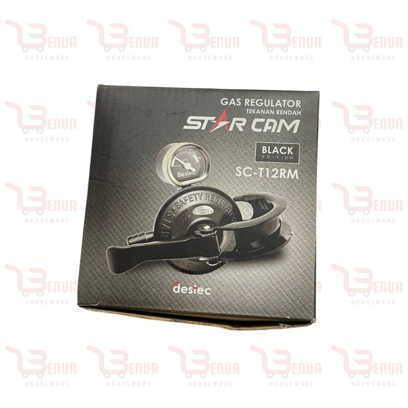 Jual Regulator Star Cam SC-T12RM Black Edition Dengan Meteran Tekanan ...