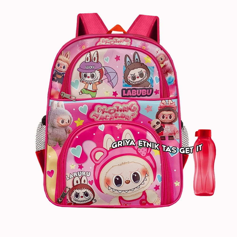 Jual Labubu Tas Sekolah Anak Perempuan TK Ransel Karakter Anak Prada | Shopee Indonesia