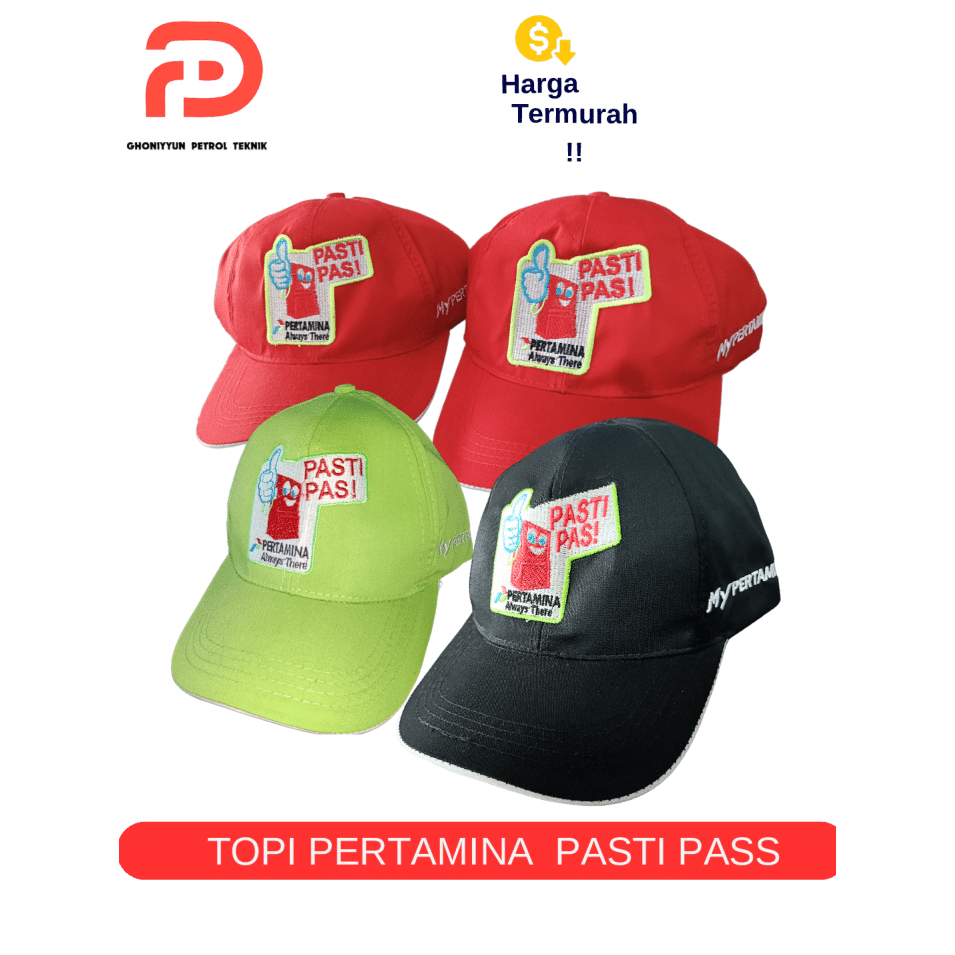 Jual Topi Pertamina Operator OB Pengawas BBG Spbu Pasti Pas, Pasti ...