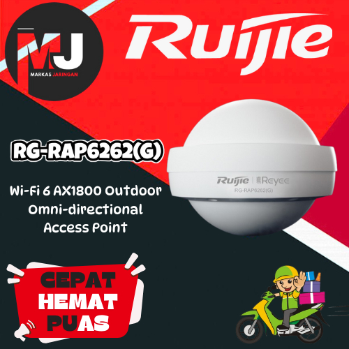Jual Ruijie RG-RAP6262(G) Wi-Fi 6 AX1800 Outdoor Omni-directional AP ...