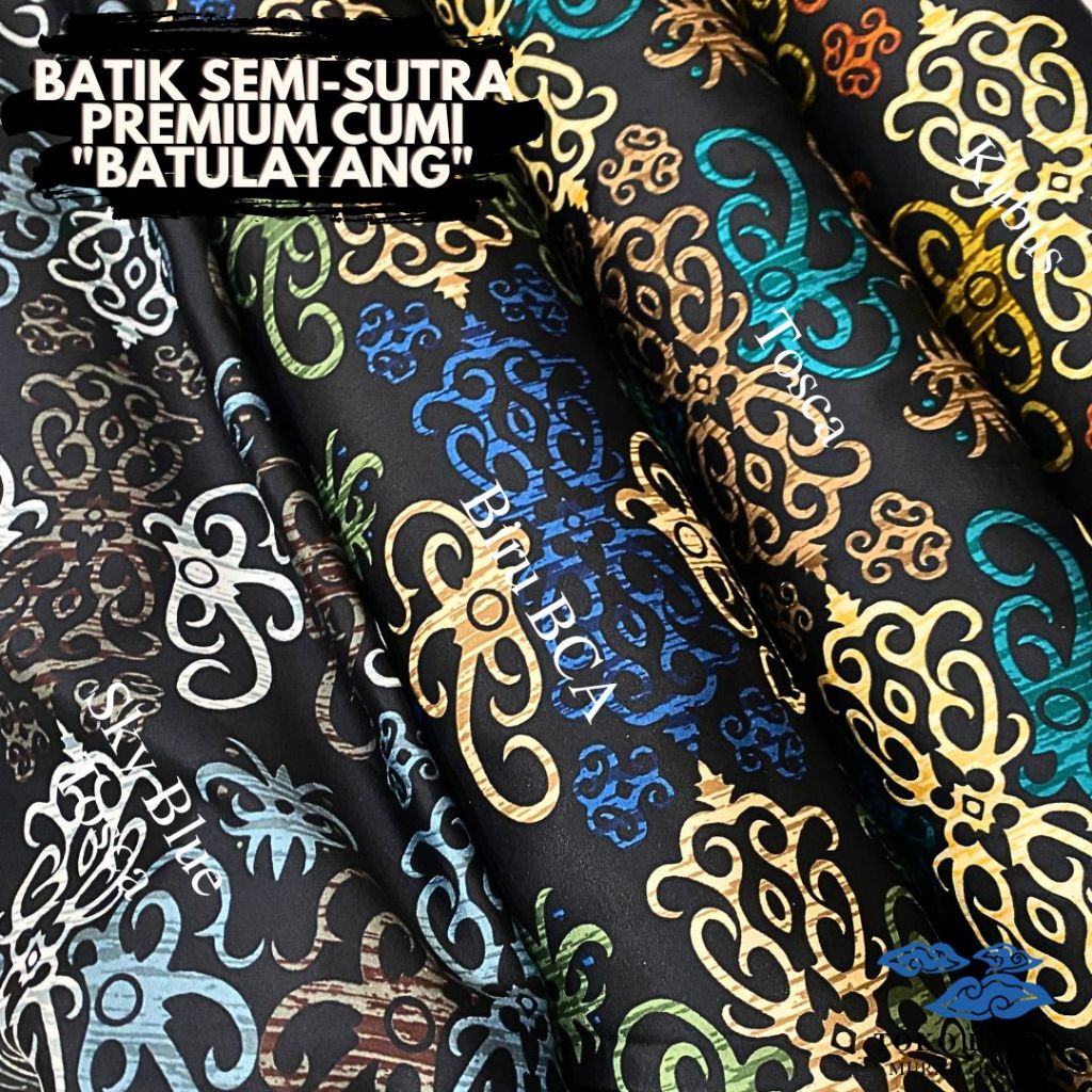 Jual Kain Batik Semi-Sutra Premium Silky MOTIF CUMI Kalimantan ...