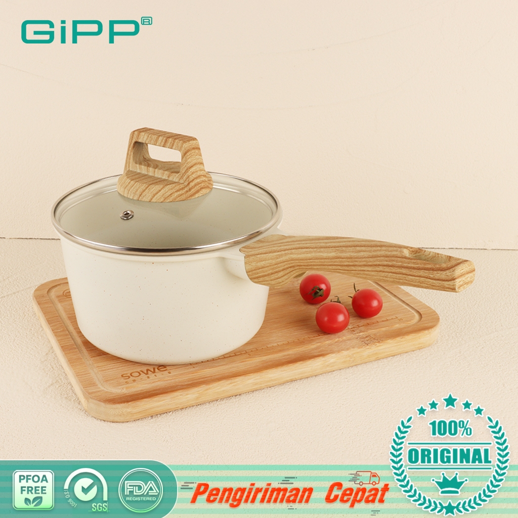 Jual Gipp Panci Susu Jepang 16/18/20cm Granit dengan Tutup, Cocok untuk Semua Kompor | Shopee ...