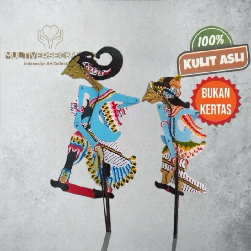 Jual Wayang Mainan Anak Sepasang Nakula Sadewa/Arjuna Srikandi isi 2 ...