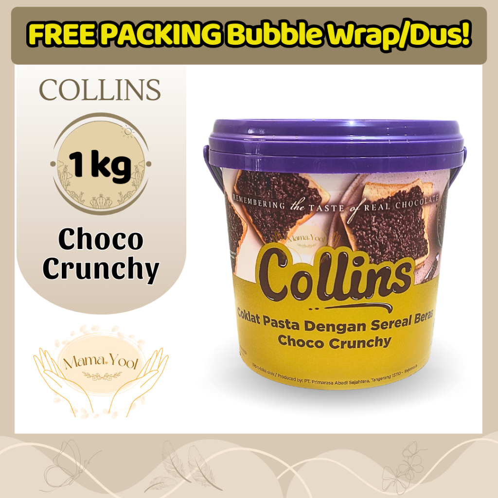 Jual MAMA.YOOL - Collins Chocolate Crunchy 1 kg FREE PACKING / Topping ...