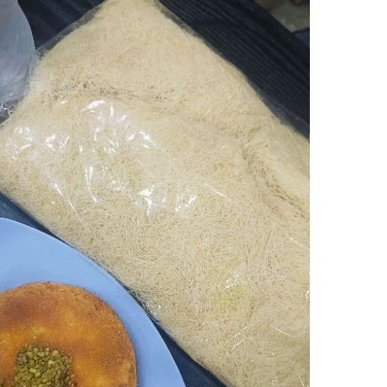 Jual Rambut Kunafa Frozen / Kataifi / kadayif frozen untuk dessert dan ...