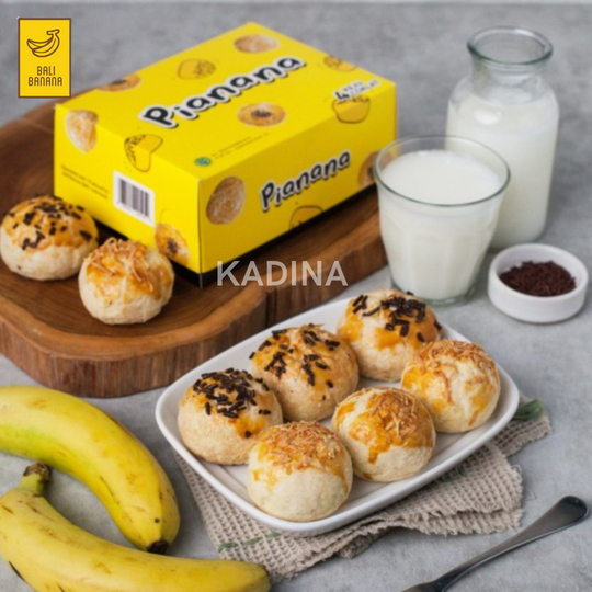 Jual PIANANA isi 8 pcs | BALI BANANA | Mini Pia Coklat Pisang | Pia ...