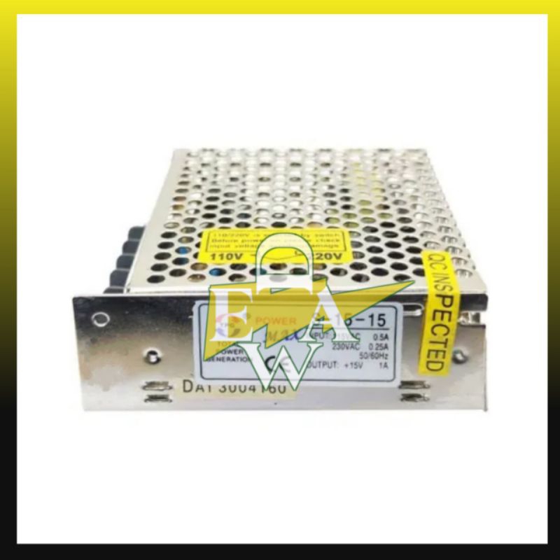 Jual Jual Power Supply TPG Single Output 15 Watt 15 VDC ( S-15-15 ) | Shopee Indonesia