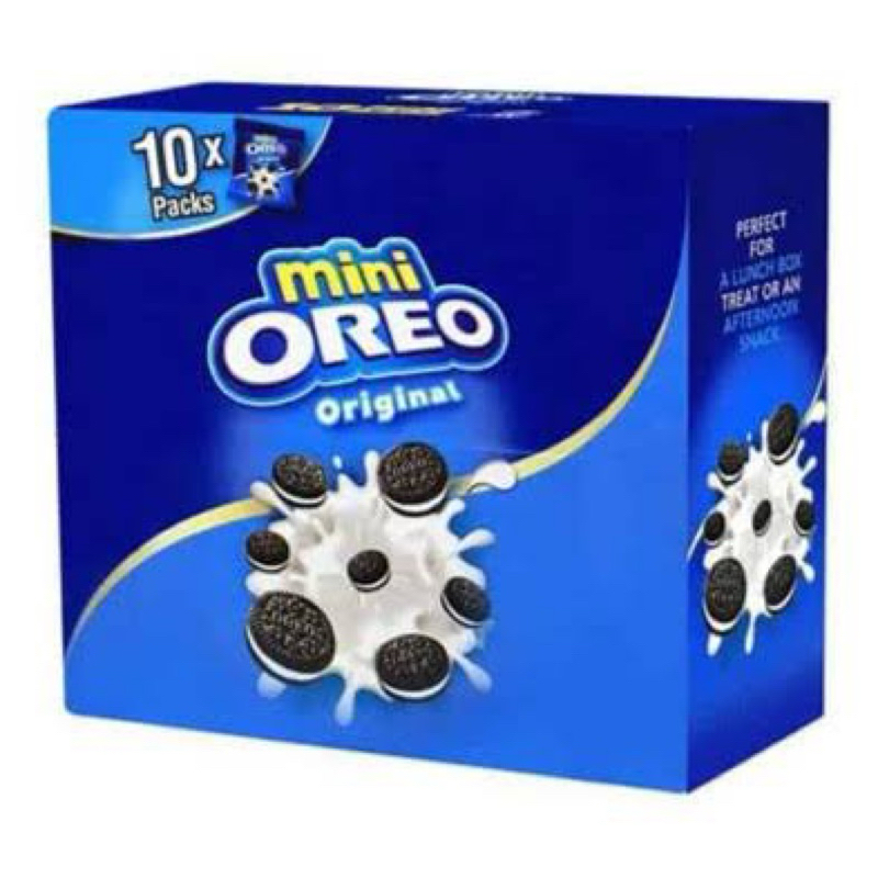 Jual OREO MINI ORIGINAL | OREO MINI COKLAT [1 BOX ISI 10 PACK @ 20,4 G ...