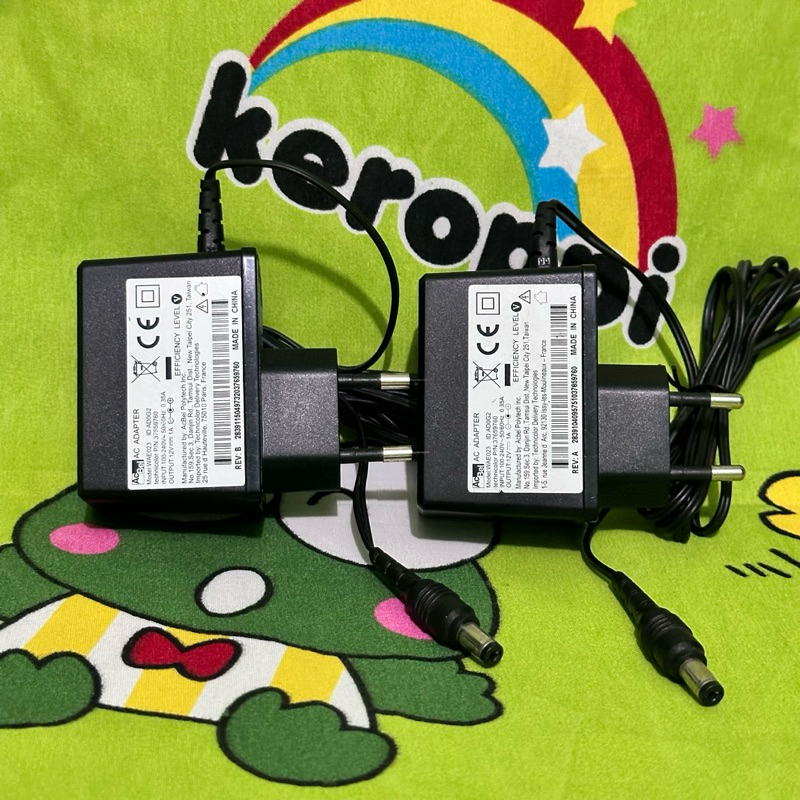 Jual Adaptor 12v 1a merek Acbel 100%original untuk router/modem/wifi ...