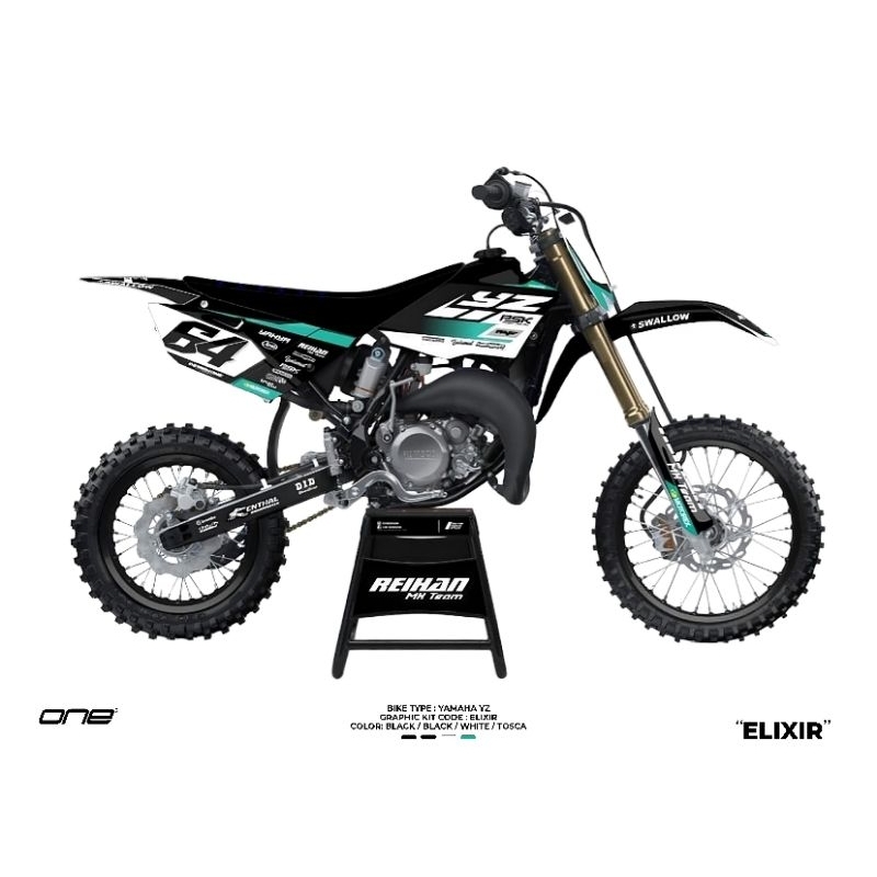 Jual Design One - Decal Sticker YAMAHA YZ "ELIXIR SERIES" // Decal ...