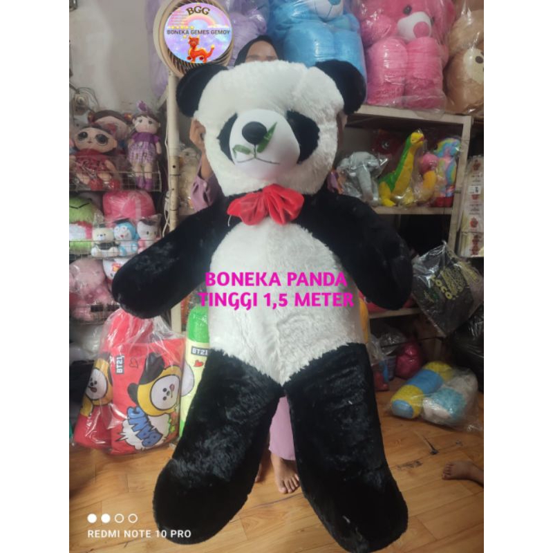 Jual BONEKA PANDA GIANT TINGGI 1,5 METER | Shopee Indonesia
