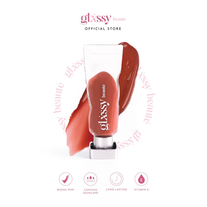 Jual (BACA DESKRIPSI ️) Glxssy Beaute Soufflé Satin Stain - Lip Tint ...