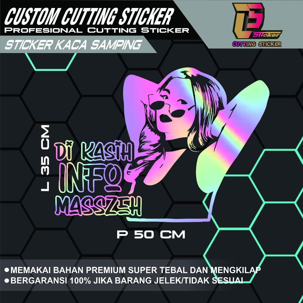 Jual Stiker Mobil Variasi Cutting Sticker Variasi Kaca Stiker Tulisan ...