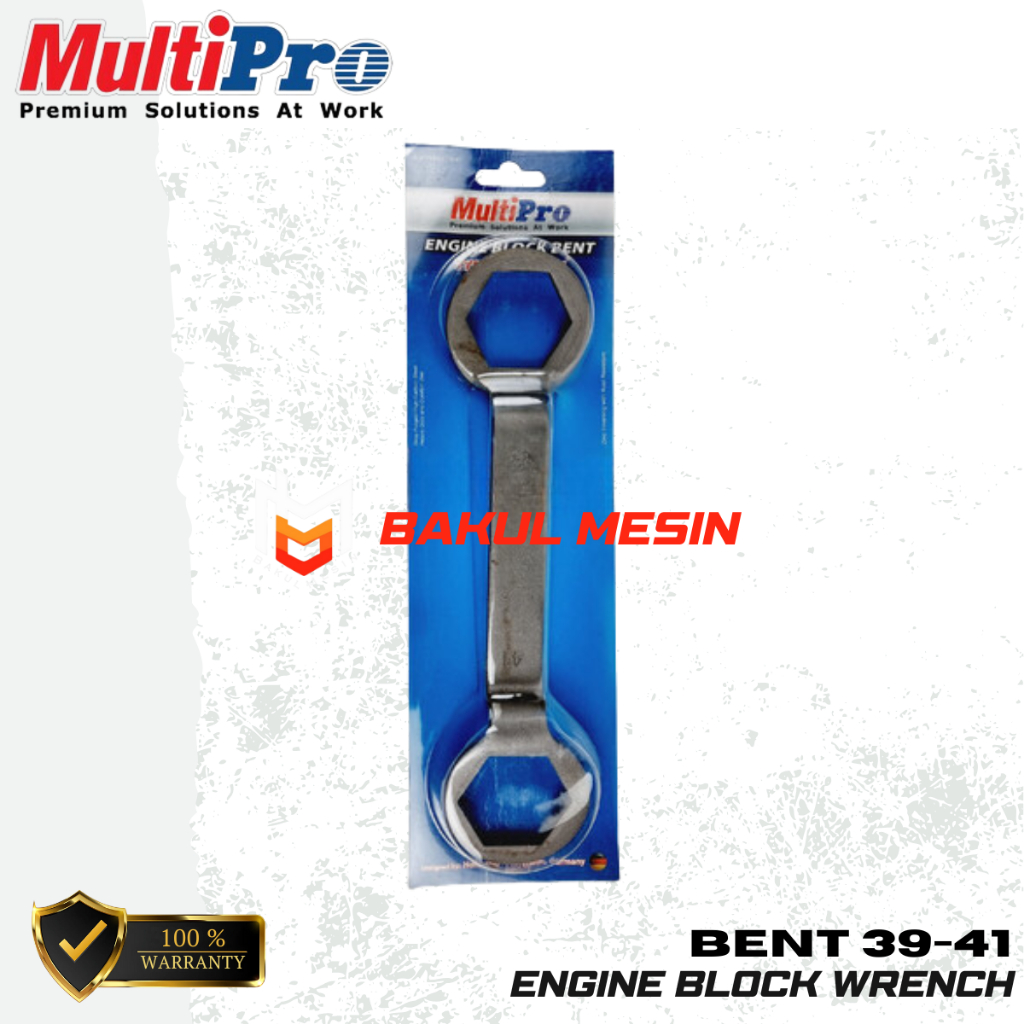 Jual MULTIPRO 39-41 KUNCI BLOK MESIN ENGINE BLOCK WRENCH BENT | Shopee ...
