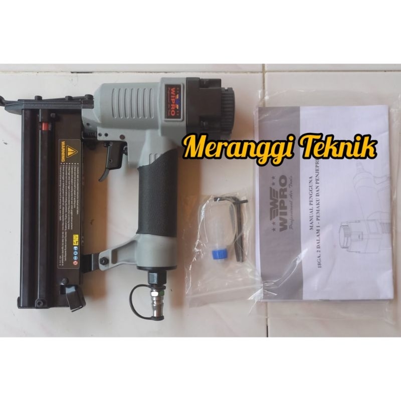 Jual id3400 Mesin paku tembak staples gun Wipro Duo 5040 2 in 1 air nailer | Shopee Indonesia