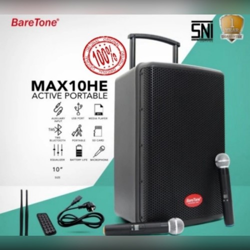 Jual SPEAKER PORTABLE BARETONE 10HE / MEETING AMPLI BARETONE 10HE ...