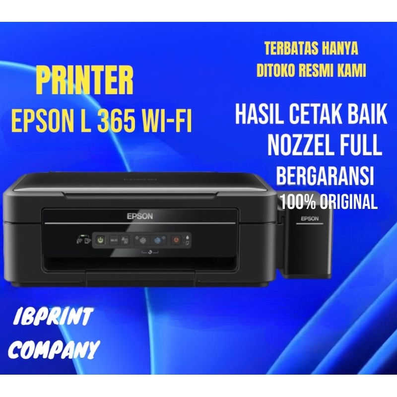 Jual Printer Epson L365 wifi SCN COPY cetak gambar 4 warna a4 | Shopee ...