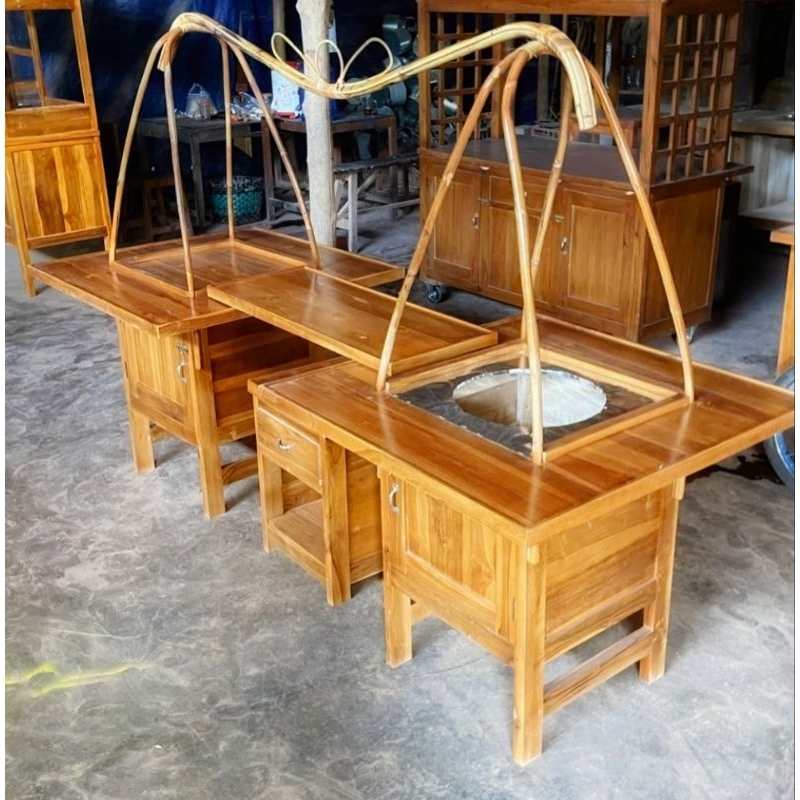 Jual Gerobak Soto Pikul / Sate Kambing / Gultik | Shopee Indonesia